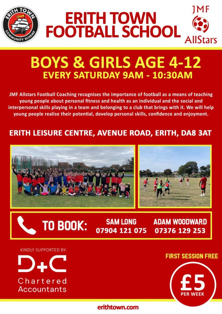 Community Football – Erith Town FC